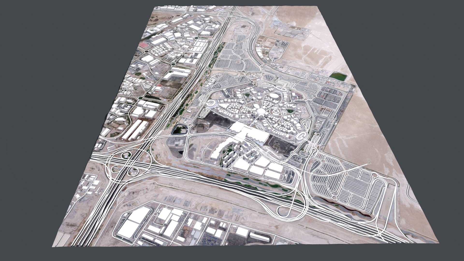 Cityscape Dubai EXPO 2020 United Arab Emirates 3D Model - TurboSquid ...