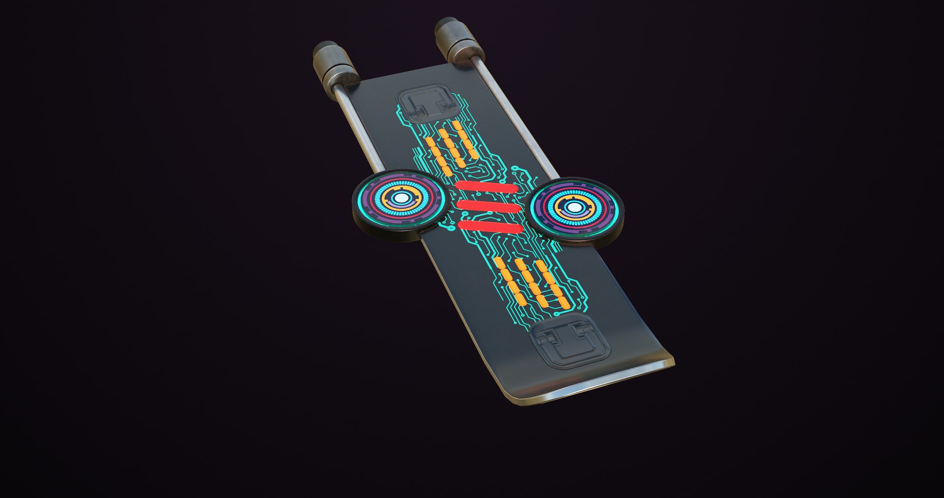 3D Sci Fi Hoverboard 9 All PBR Unity UE Textures Included - TurboSquid 2003689