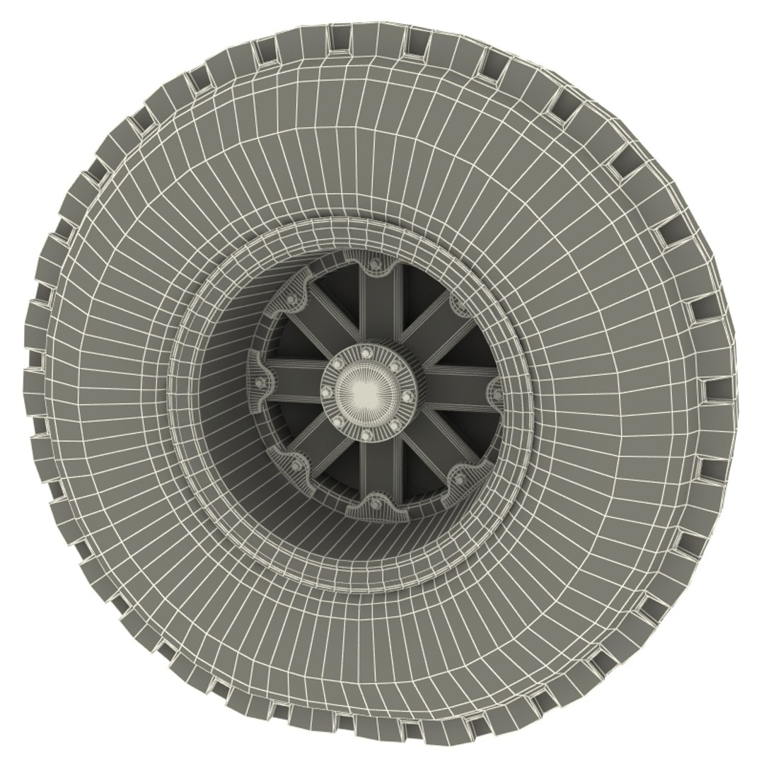 3d Truck Wheel V1