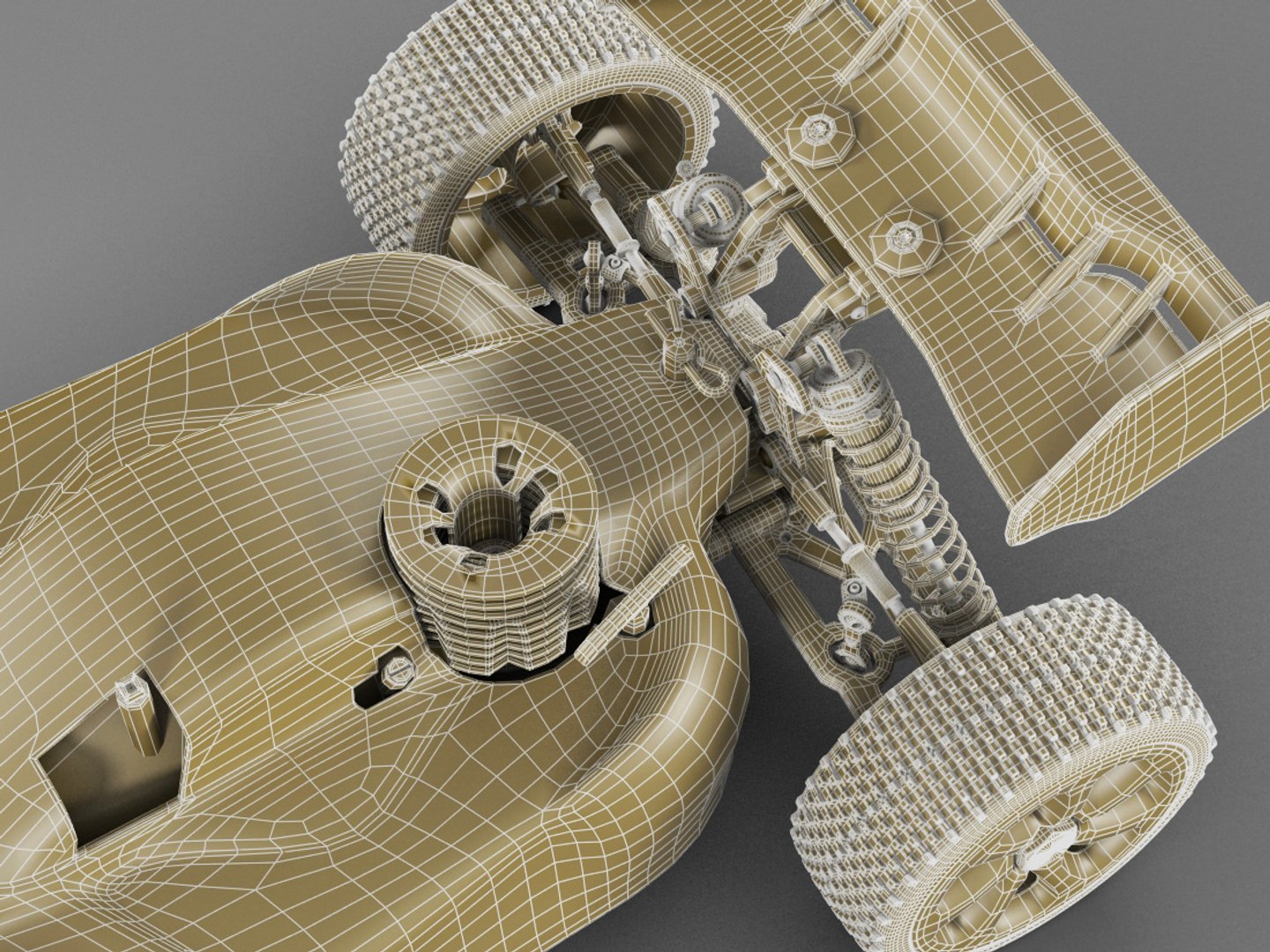 3d model of rc pulse rtr