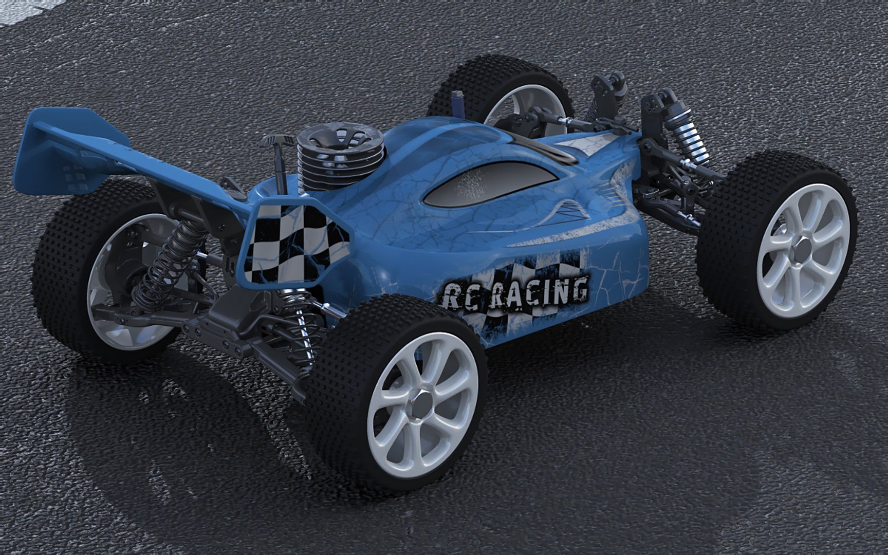3d Model Of Rc Pulse Rtr