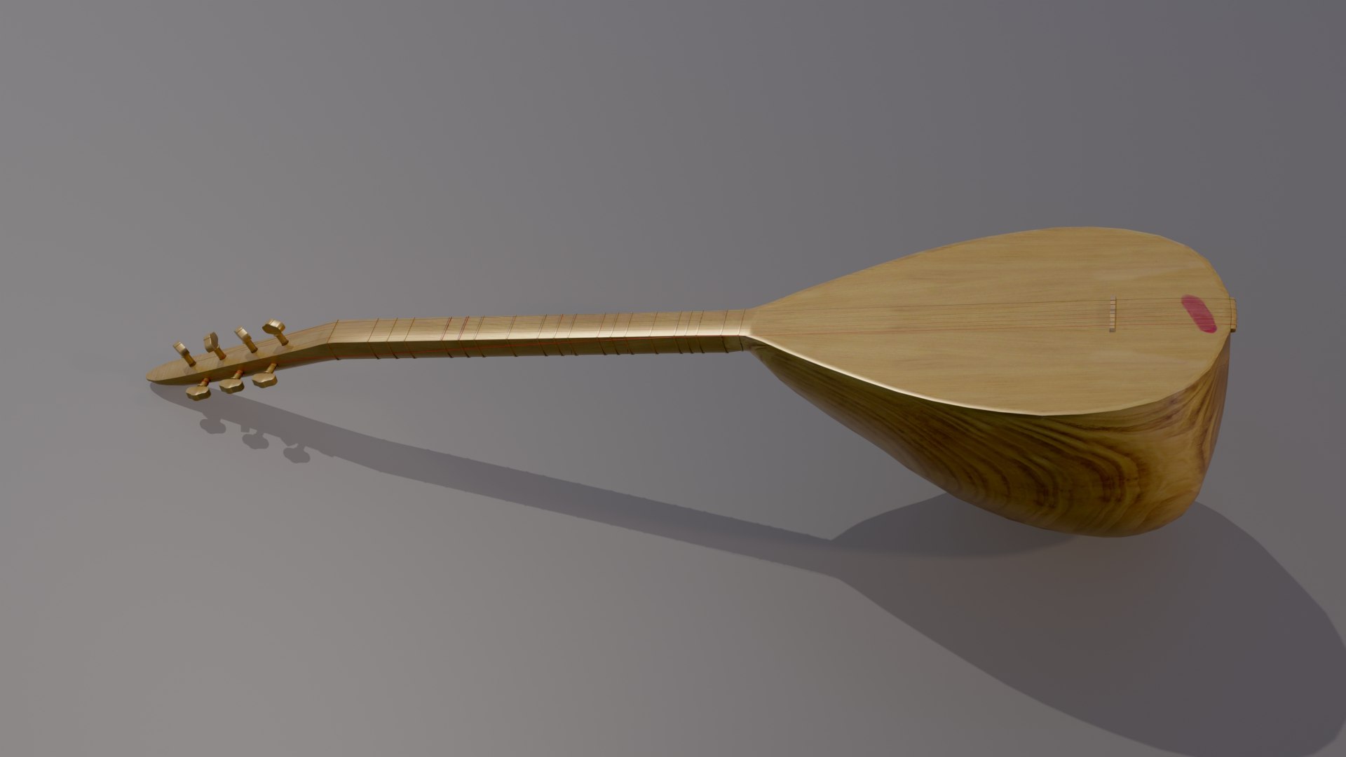 3D Saz Baglama Instrument - TurboSquid 2317356