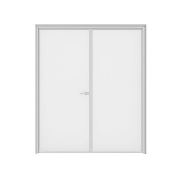 Glass metal mall entry door 3D model - TurboSquid 1328023