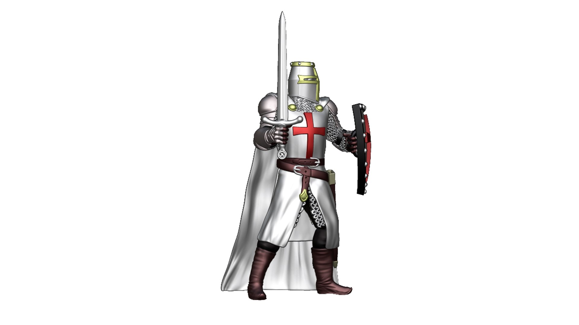 3D Crusader Infantry 8 Models First Set - TurboSquid 2319656