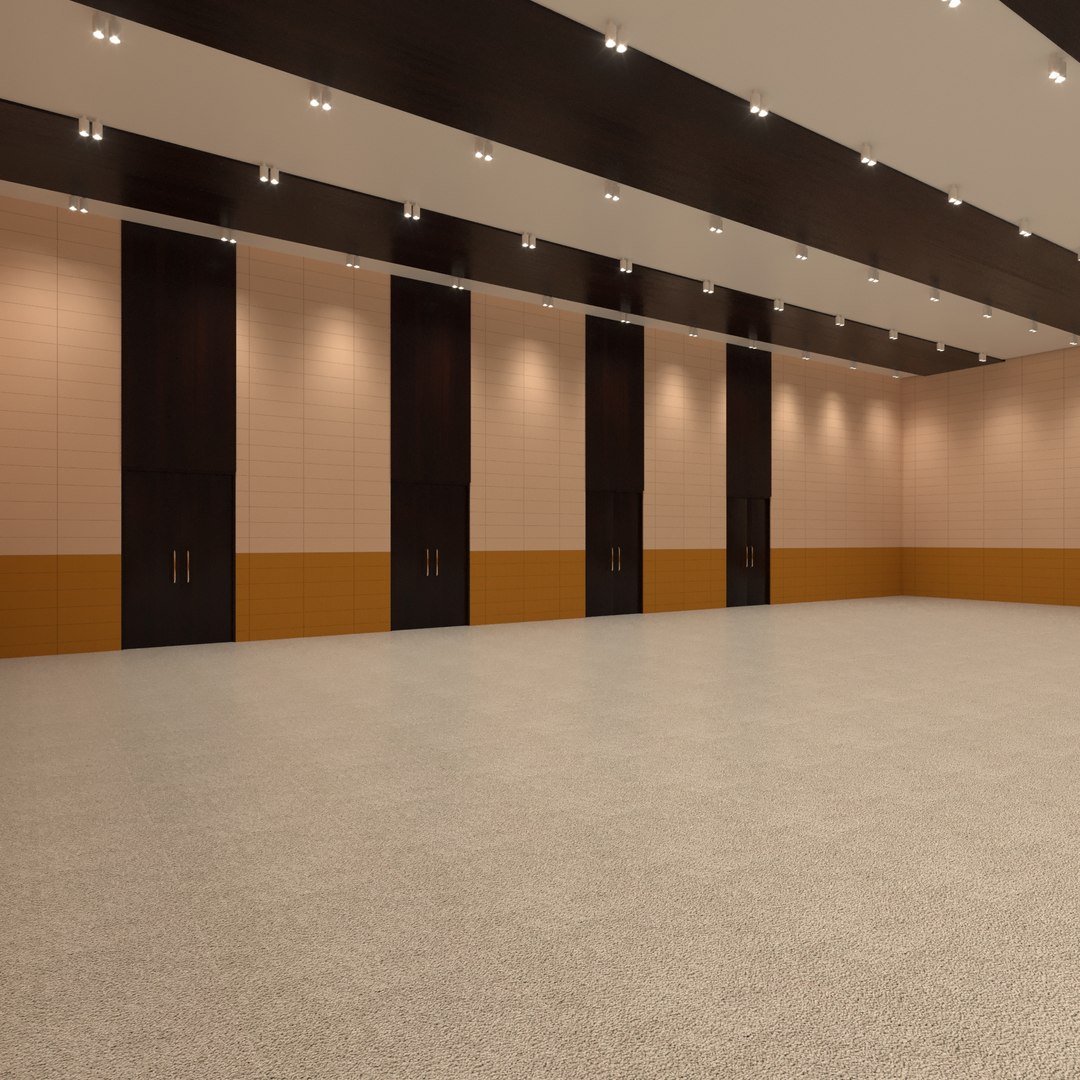 3D BALLROOM MULTAQA Model - TurboSquid 1823891