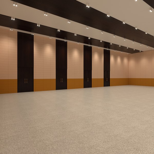 3D BALLROOM MULTAQA model - TurboSquid 1823891