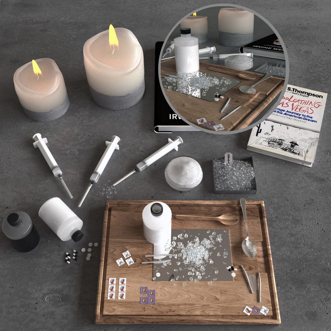 3D Drug Set - TurboSquid 1227074
