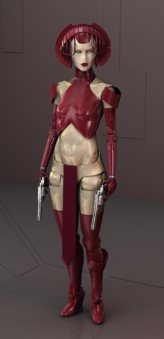 Attendance Robot Mobster 3d 3ds