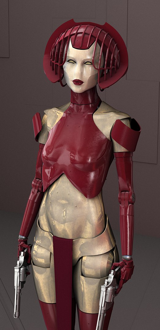 Attendance Robot Mobster 3d 3ds