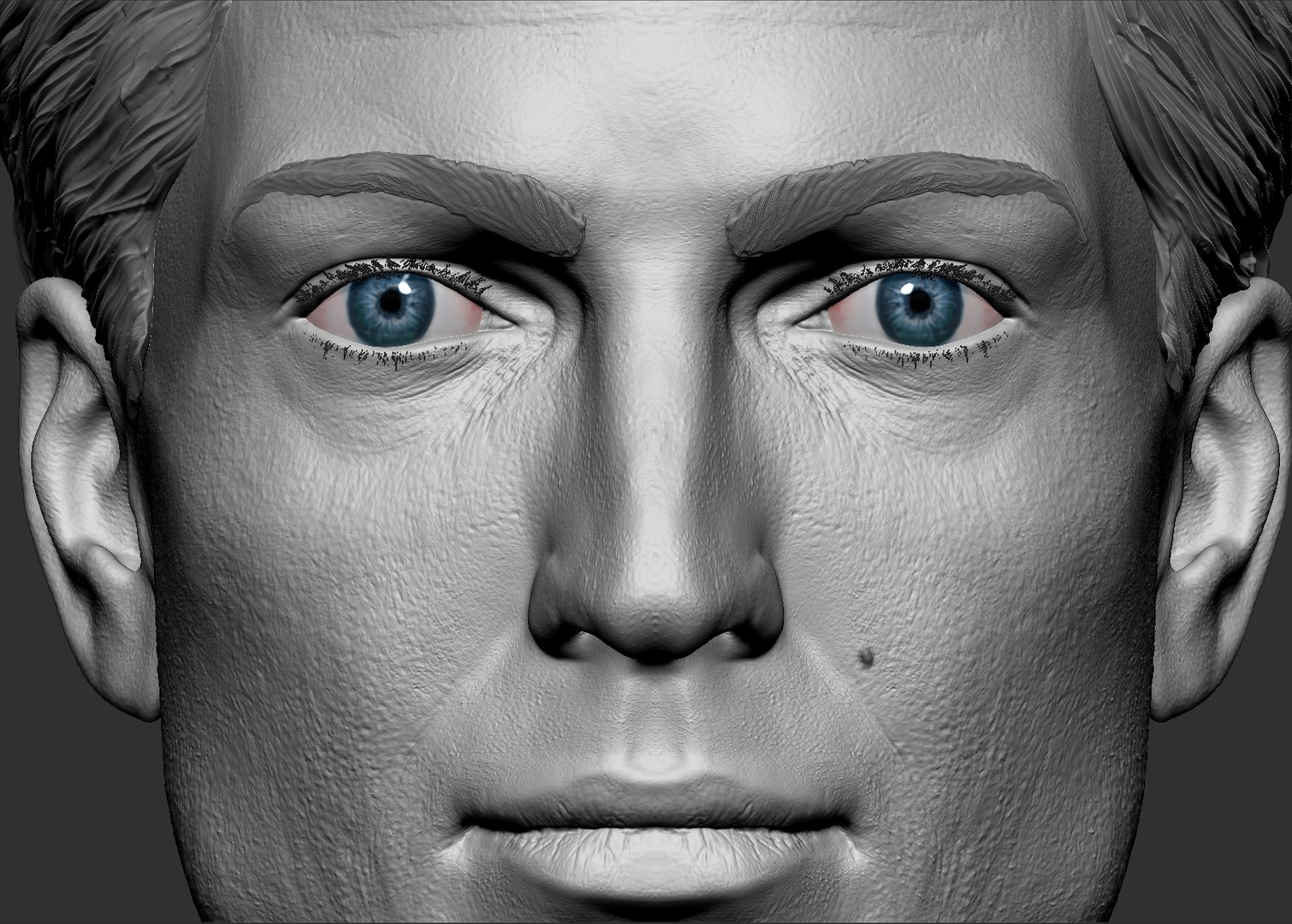 3D Average Caucasian Man Realistic Model - TurboSquid 1222960
