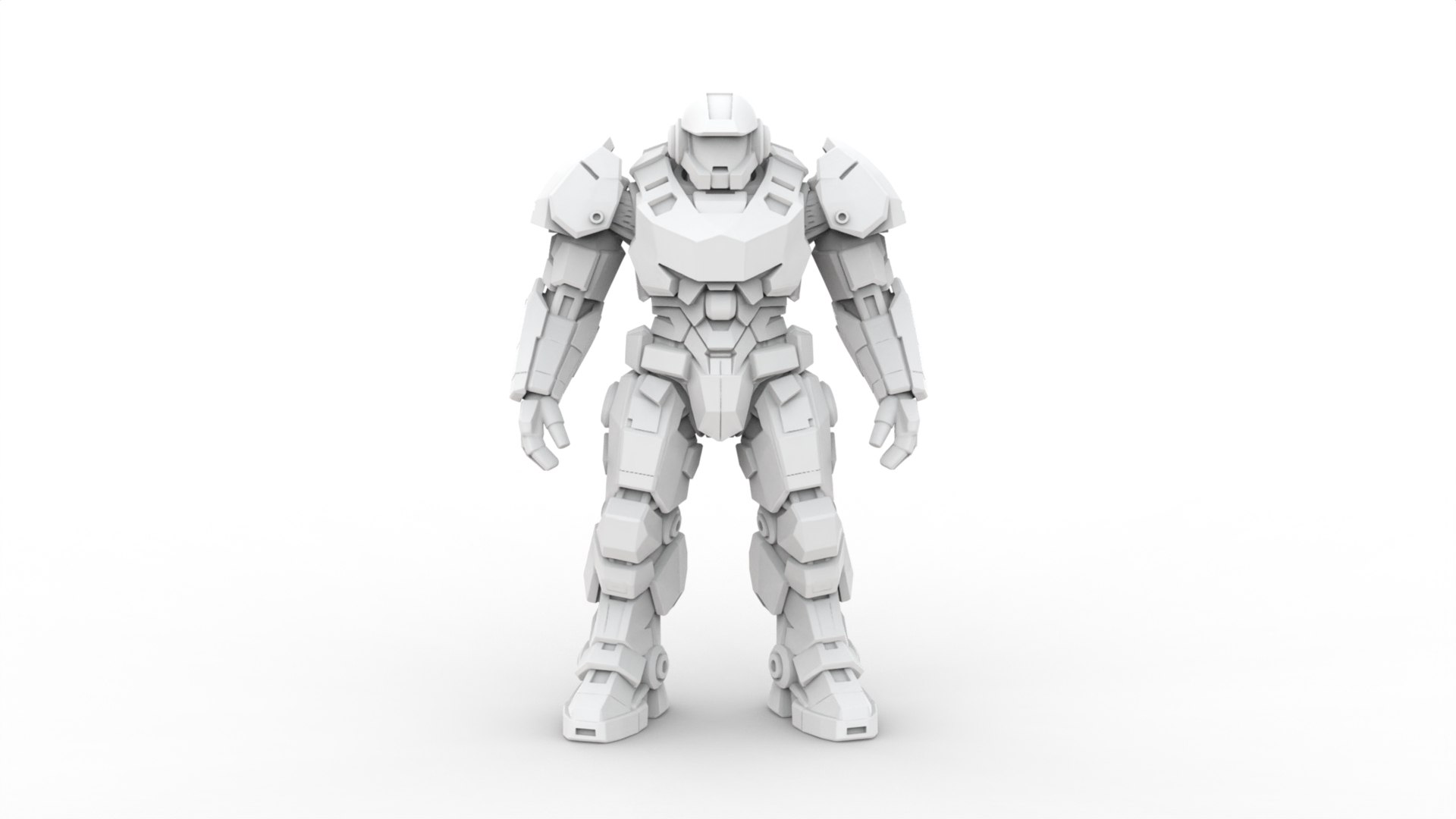 Sci-fi Armor 3D Printable 3D Print Model 3D Model - TurboSquid 2466844