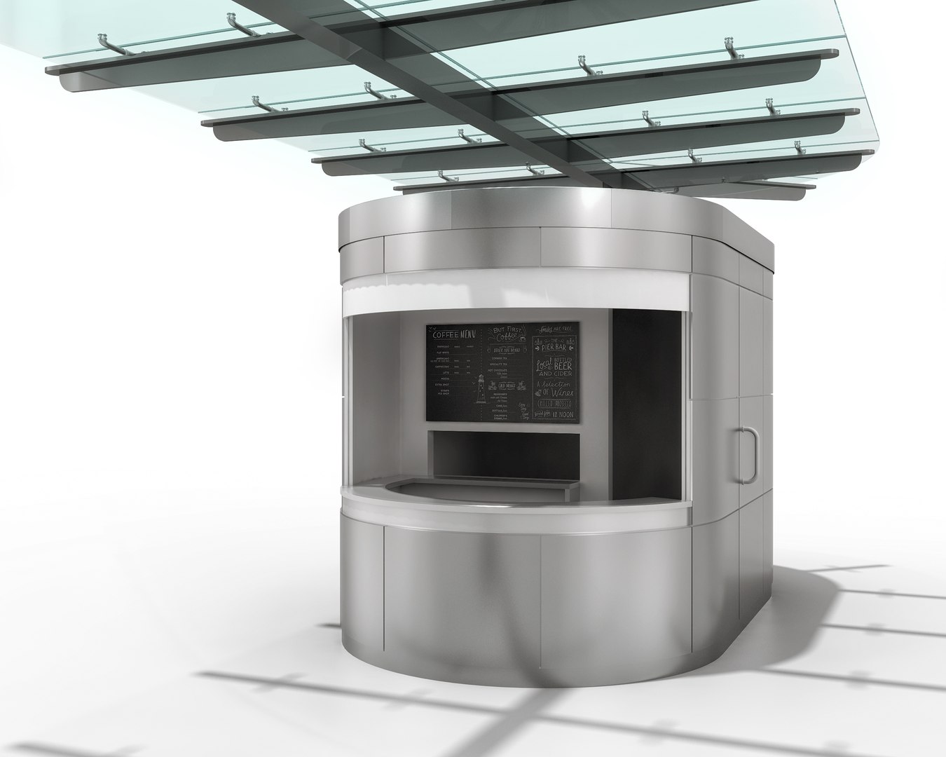 3D Kiosk Modo - TurboSquid 1396835