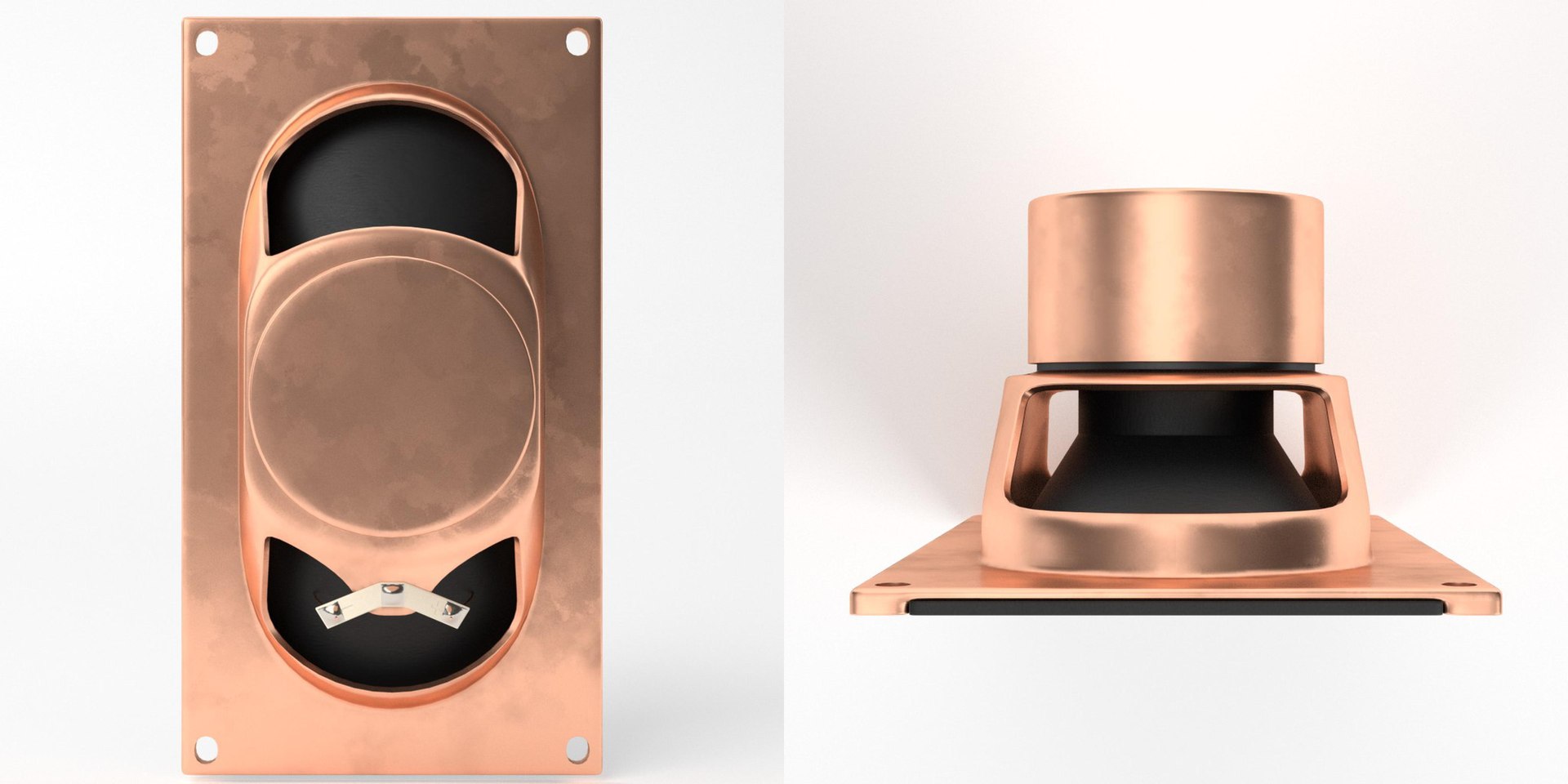 3D Model Rectangular Speaker - TurboSquid 1542926