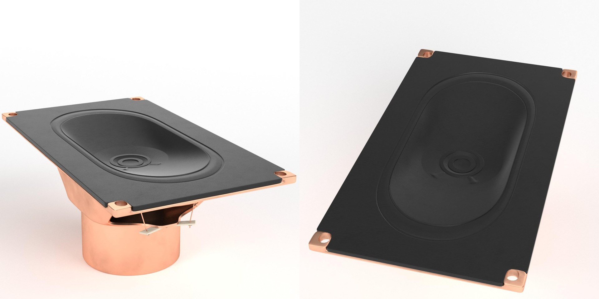 3D Model Rectangular Speaker - TurboSquid 1542926