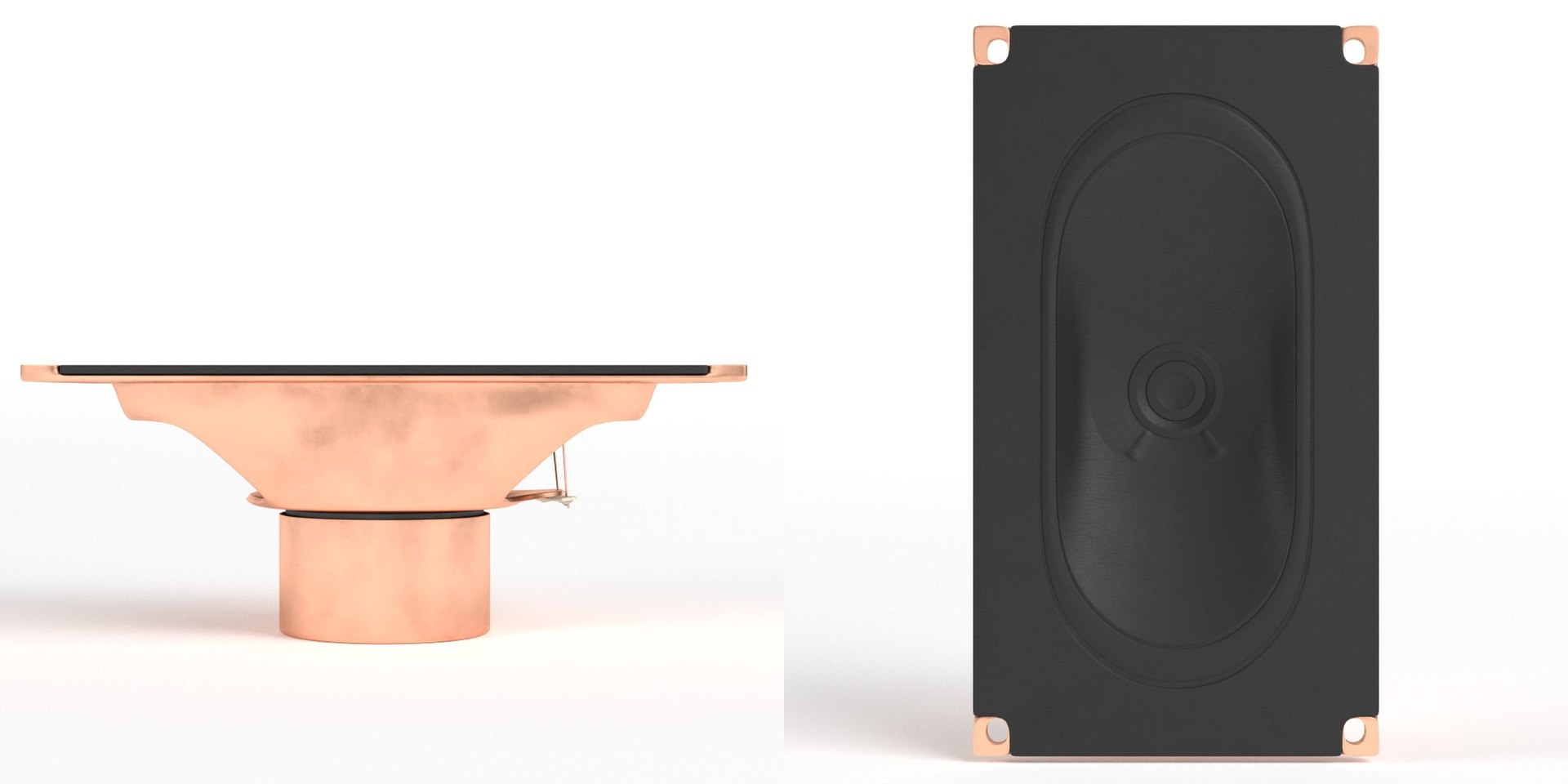 3D Model Rectangular Speaker - TurboSquid 1542926
