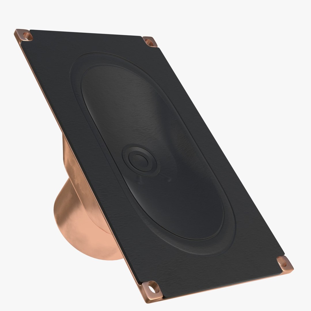 3D Model Rectangular Speaker - TurboSquid 1542926