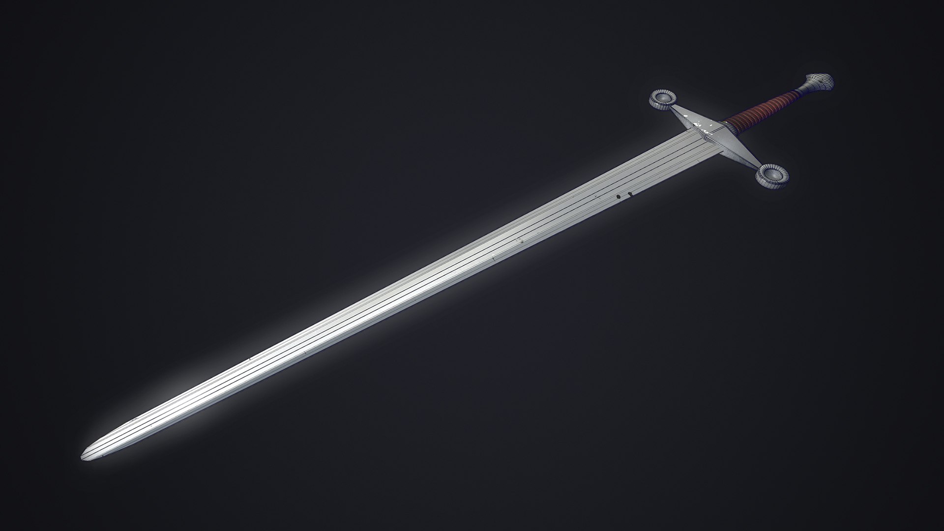 Medieval Sword - 3d 3ds