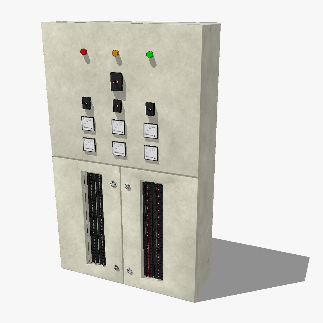 Free Powerbox Switchboard Unit 3D - TurboSquid 1767335