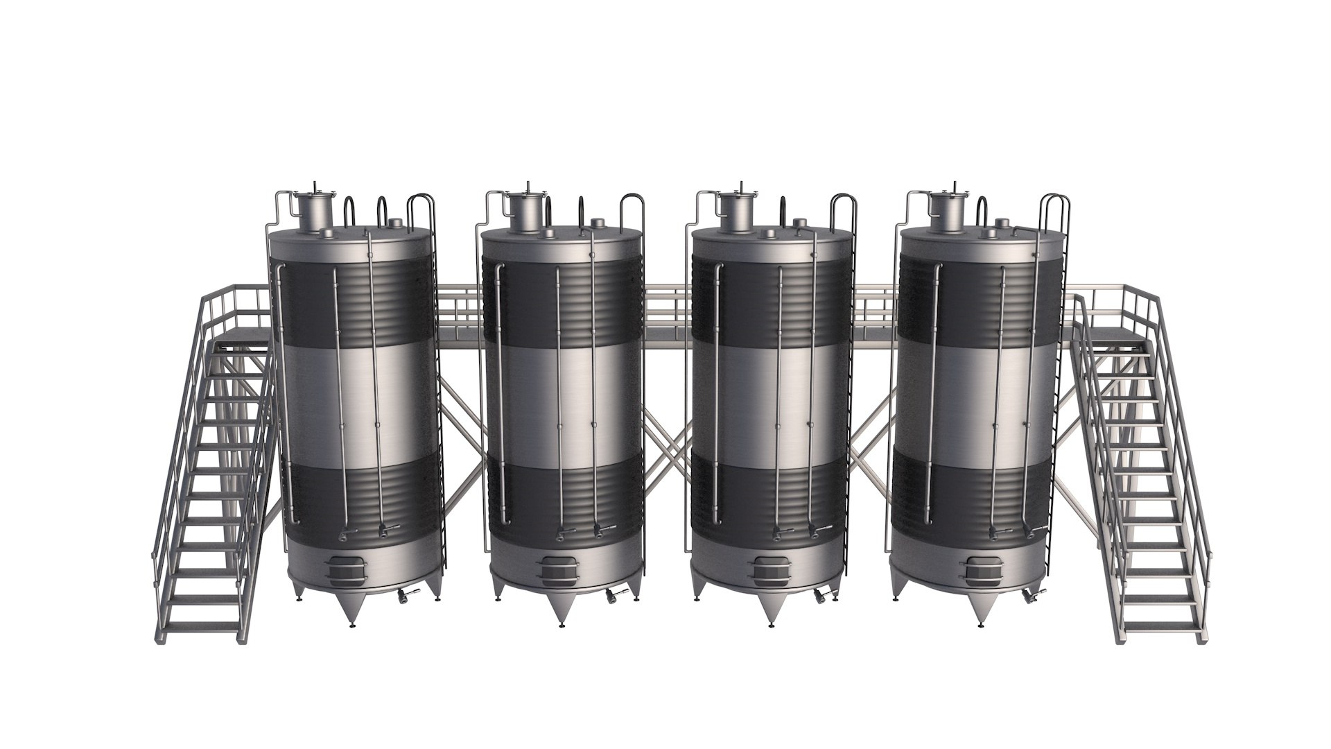 3D Steel Tanks Collection - TurboSquid 2047622