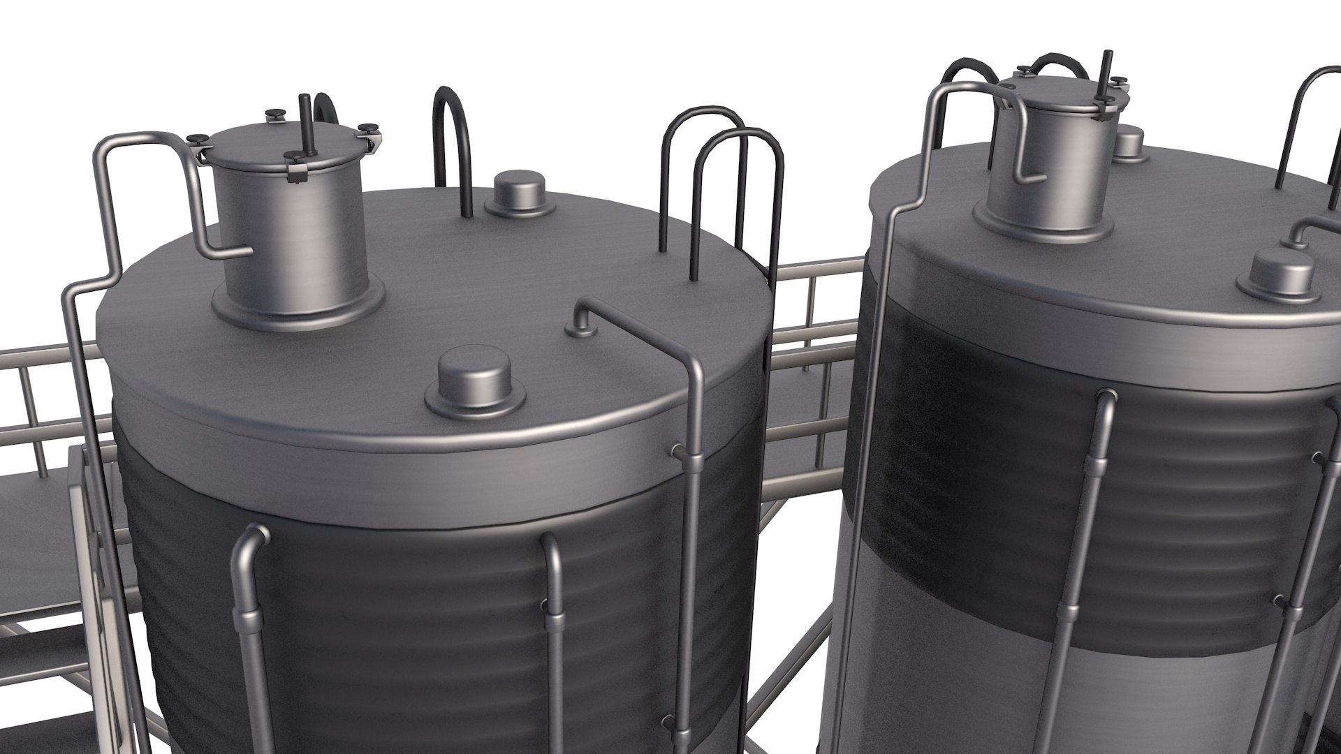 3D Steel Tanks Collection - TurboSquid 2047622