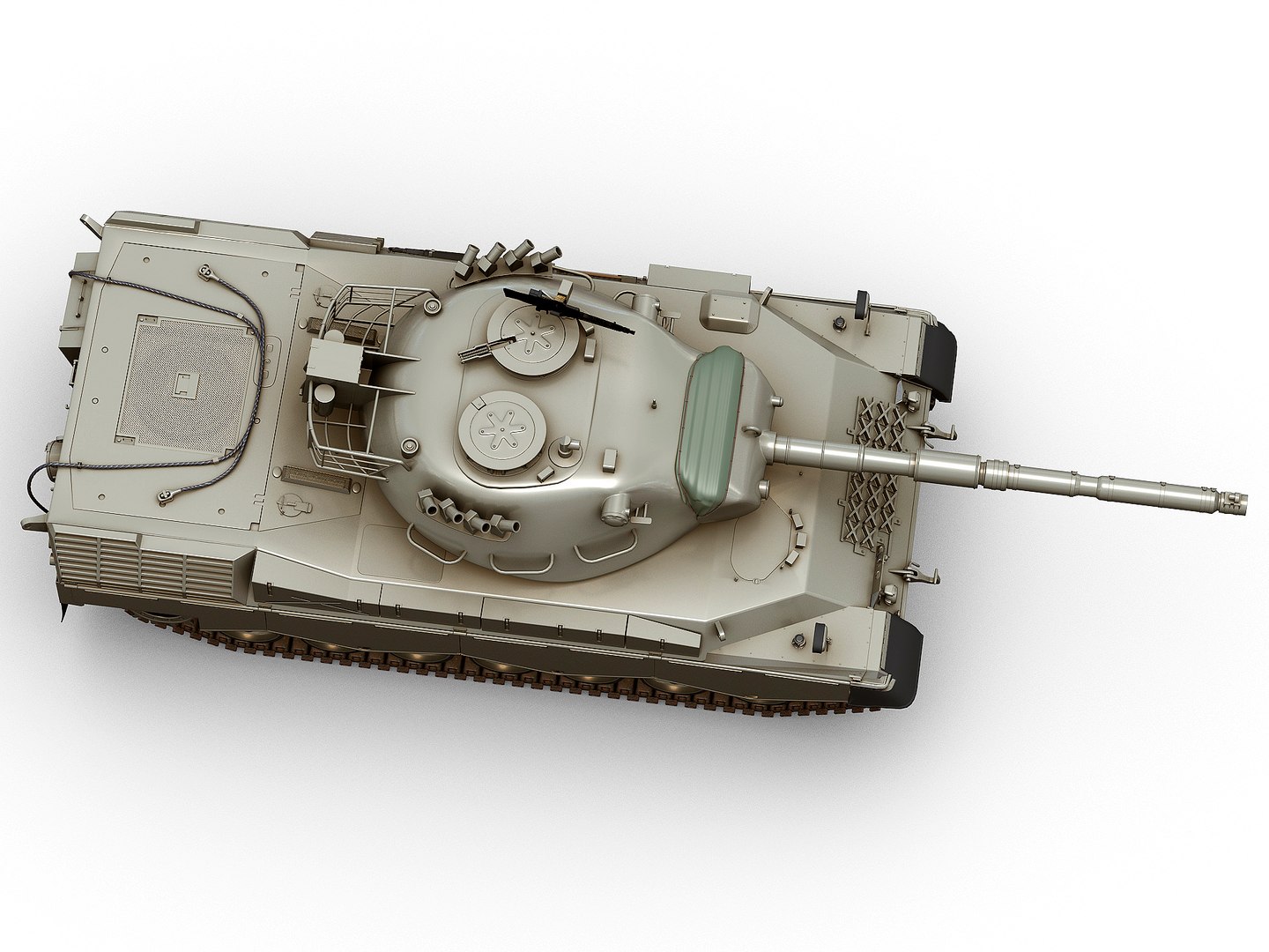 3D Leopard 1A Model - TurboSquid 2078883