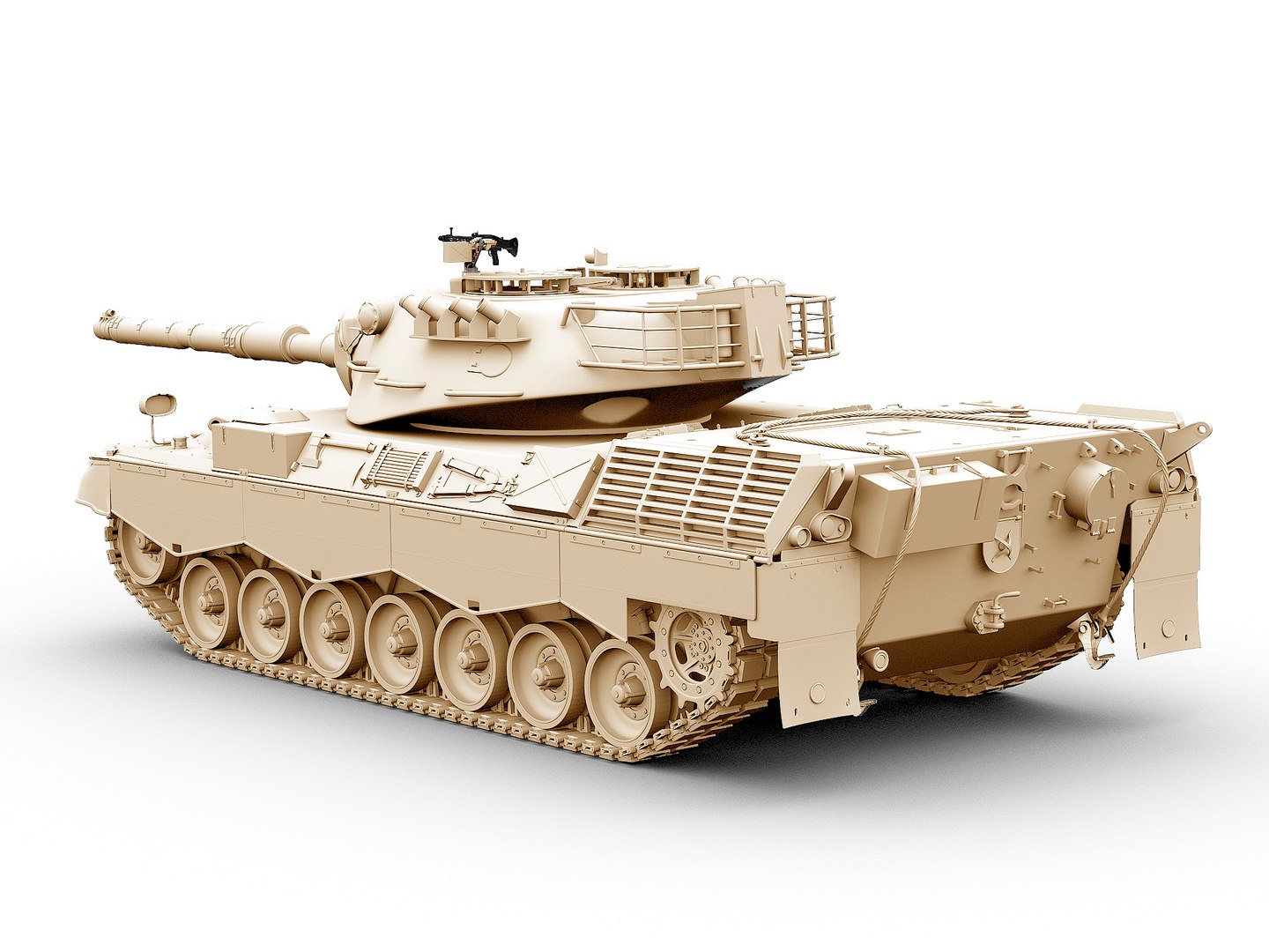 3D Leopard 1A Model - TurboSquid 2078883