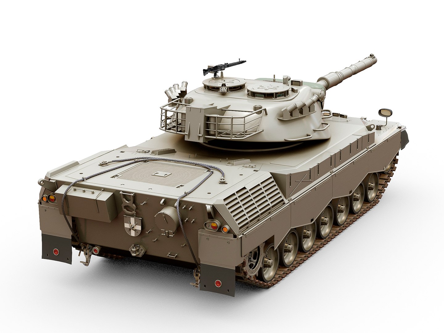 3D Leopard 1A Model - TurboSquid 2078883