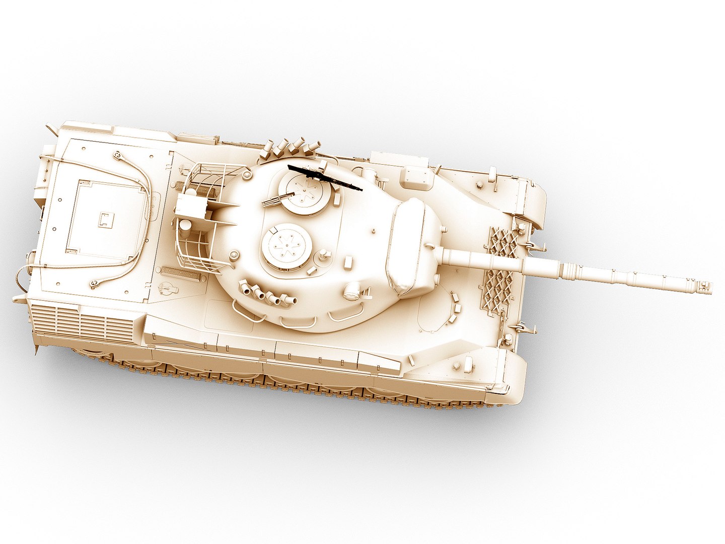3D Leopard 1A Model - TurboSquid 2078883