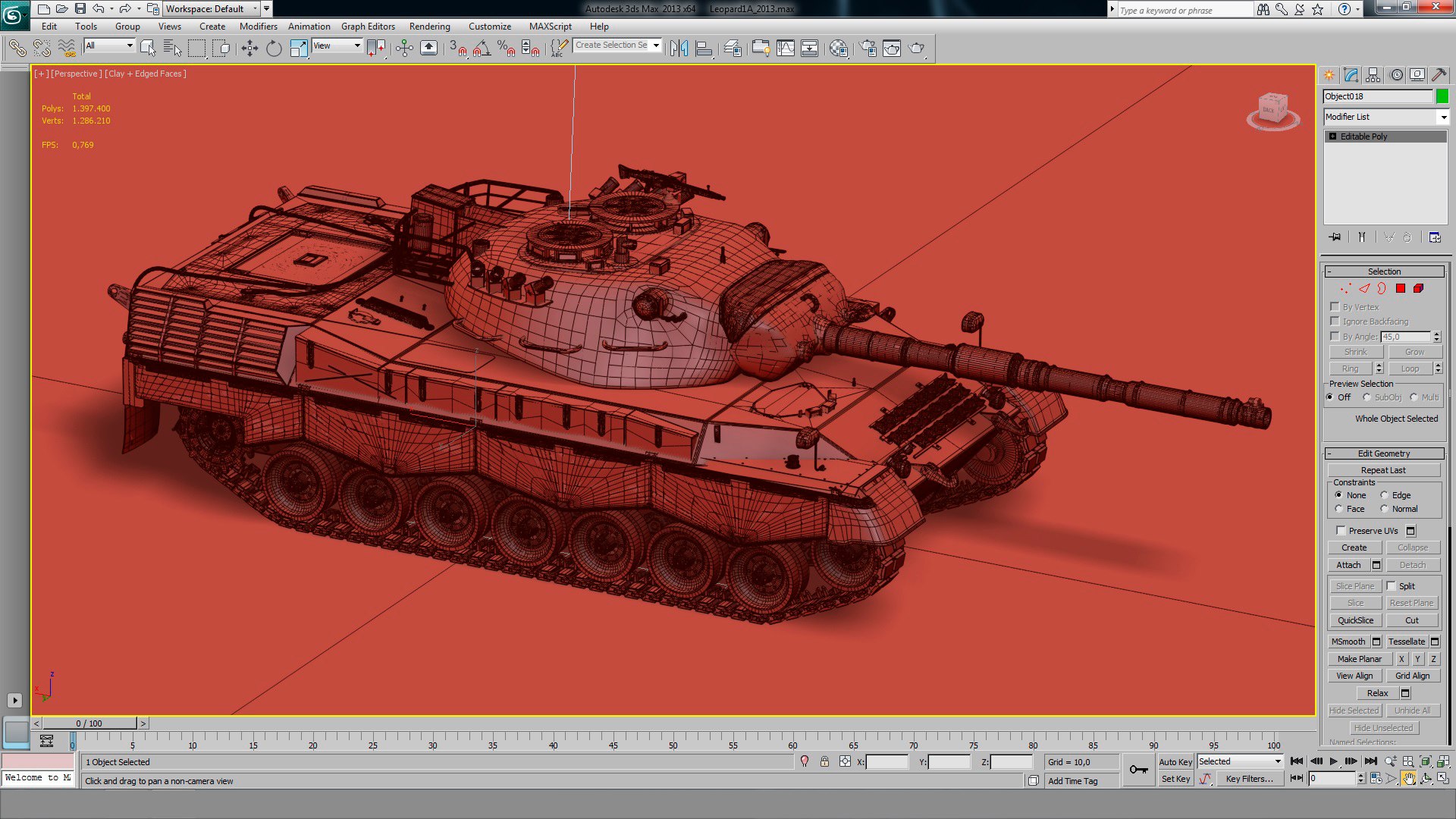 3D Leopard 1A Model - TurboSquid 2078883