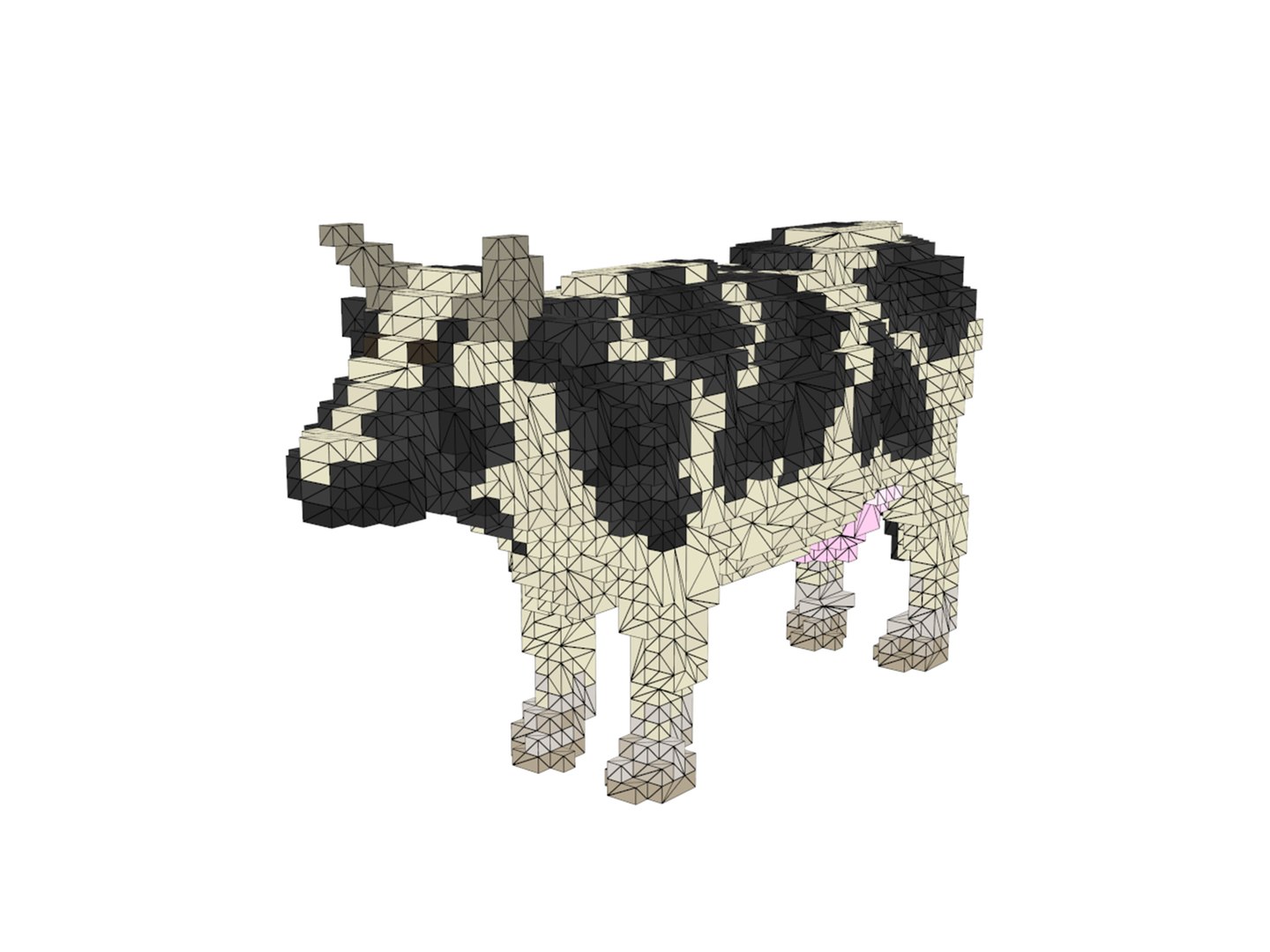 Cow Art 3D Model - TurboSquid 1712508