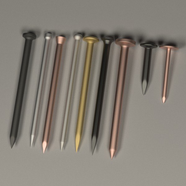 nail clout 3d model