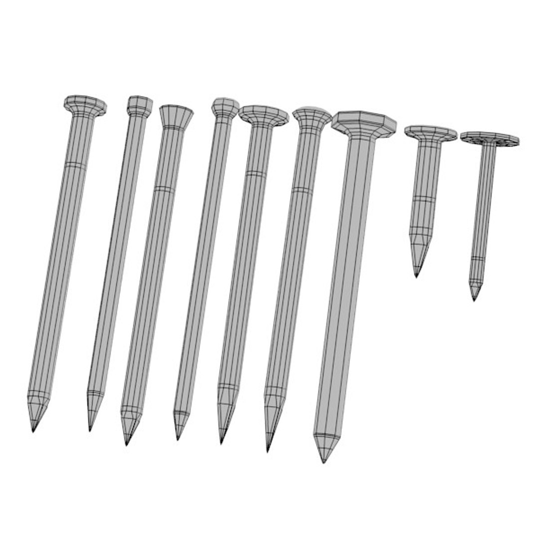 Nail Clout 3d Model