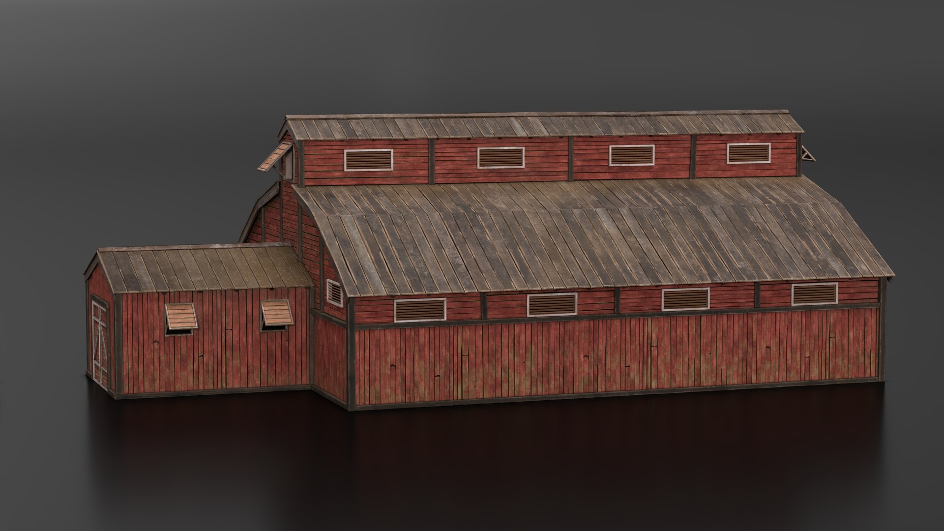 3D Model West Wild Barn 01 - TurboSquid 2153443