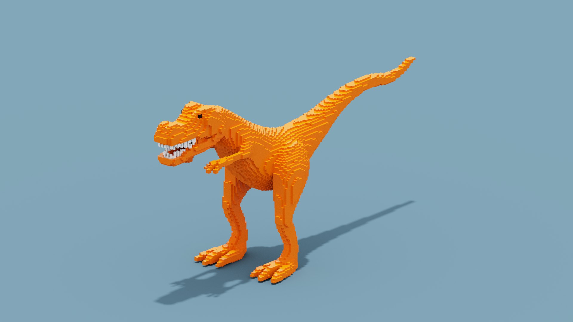 Voxel Dinosaur 3D Model - TurboSquid 2049652