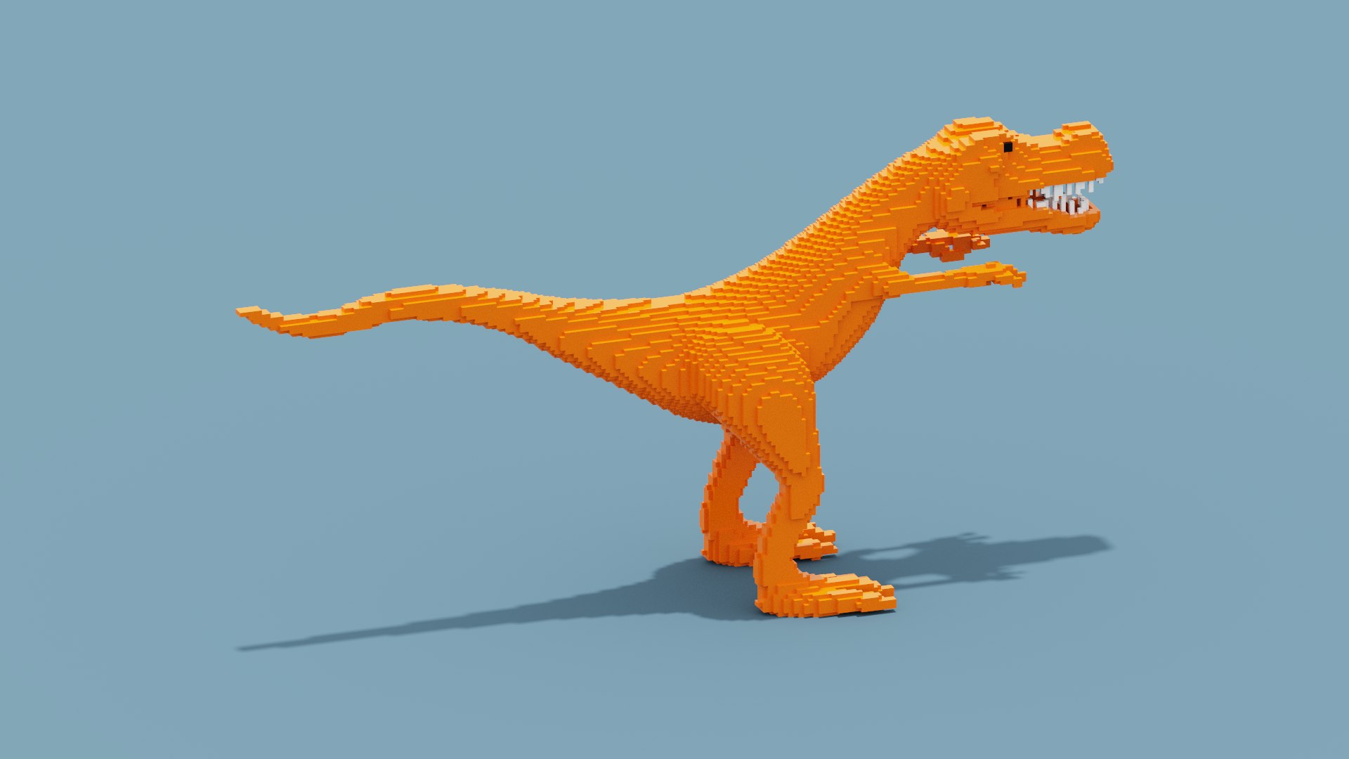Voxel Dinosaur 3D Model - TurboSquid 2049652