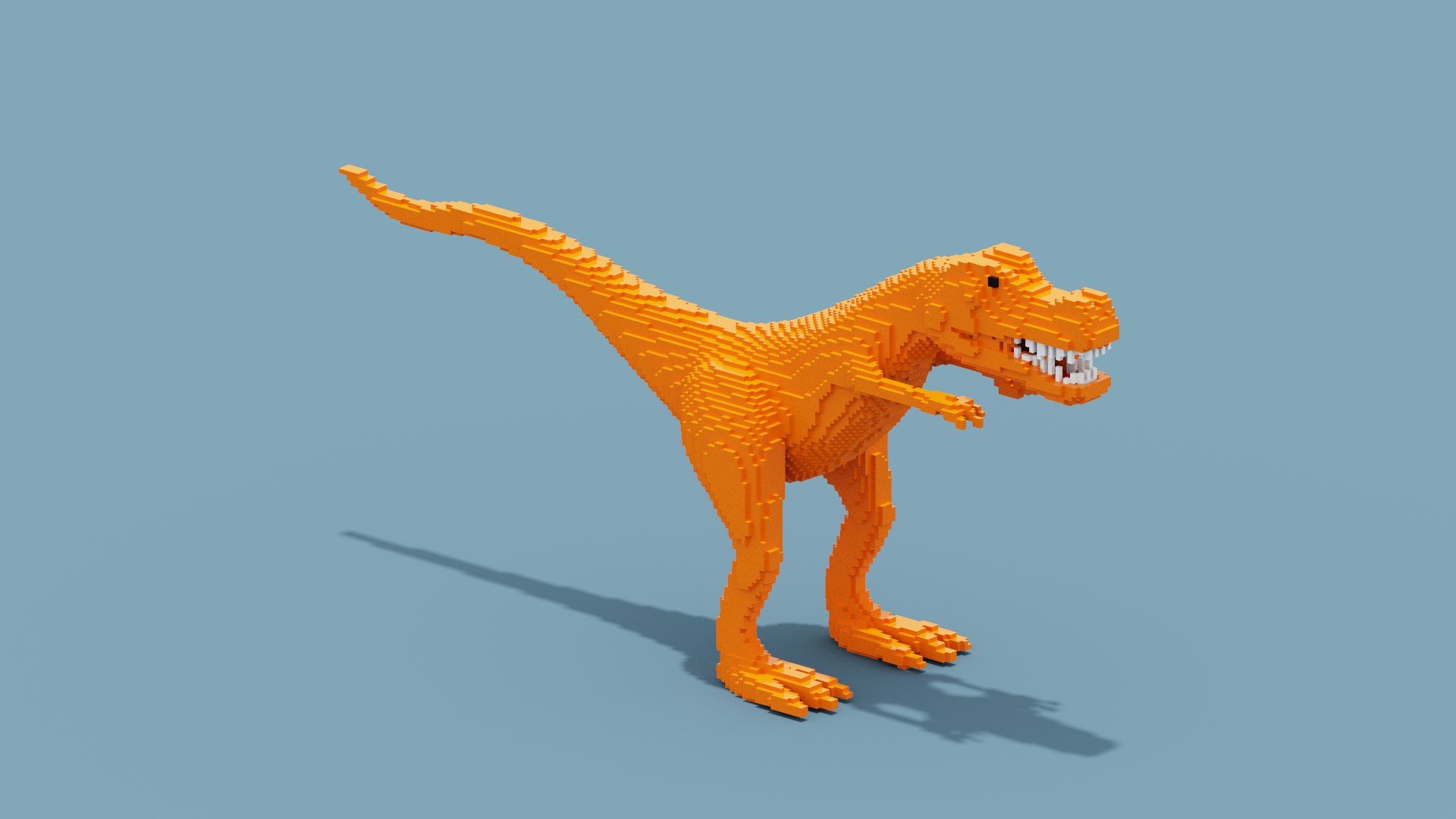Voxel Dinosaur 3D Model - TurboSquid 2049652