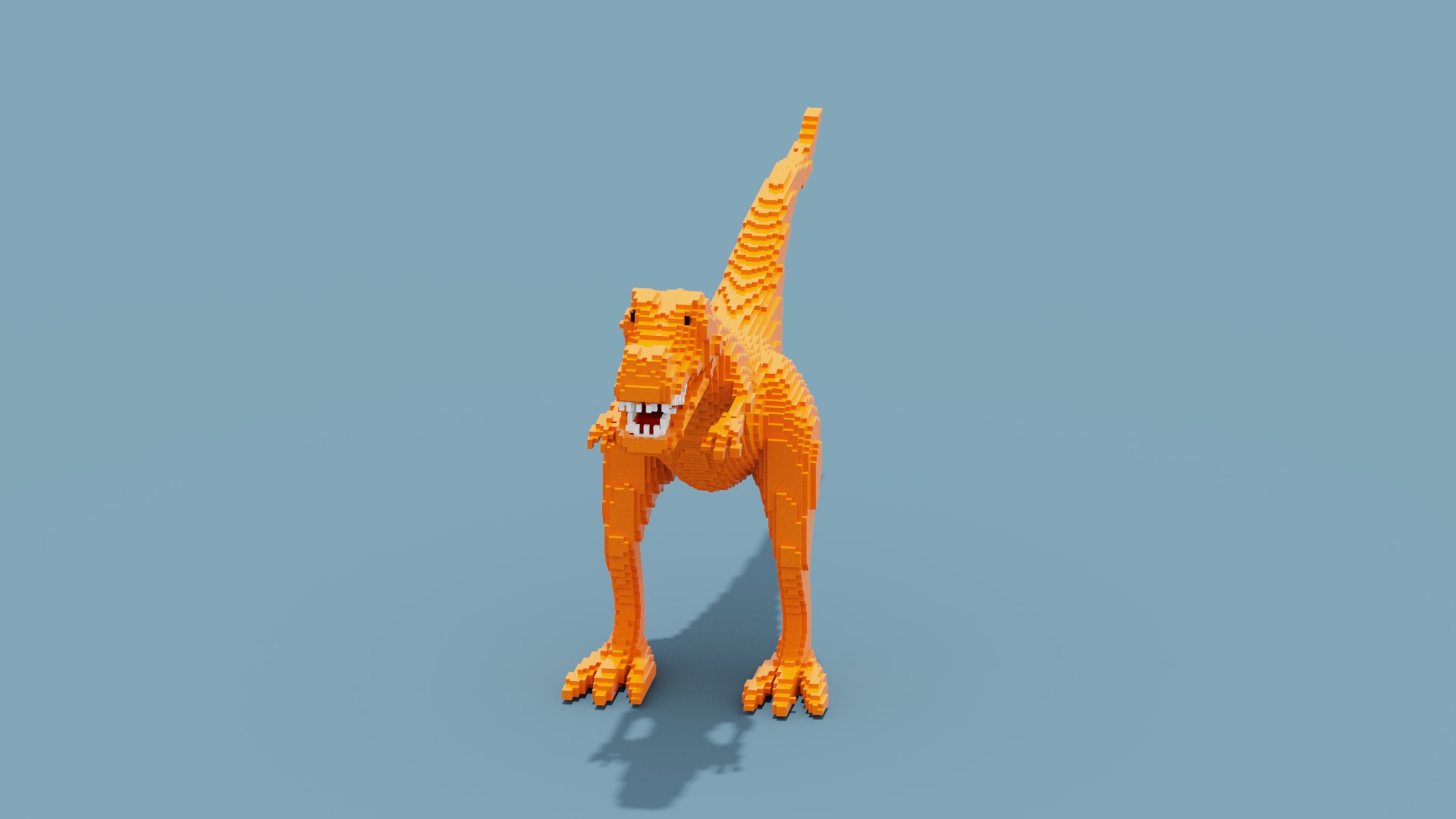 Voxel Dinosaur 3D Model - TurboSquid 2049652