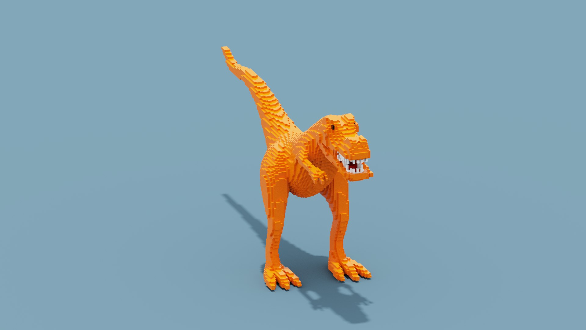 Voxel Dinosaur 3D Model - TurboSquid 2049652