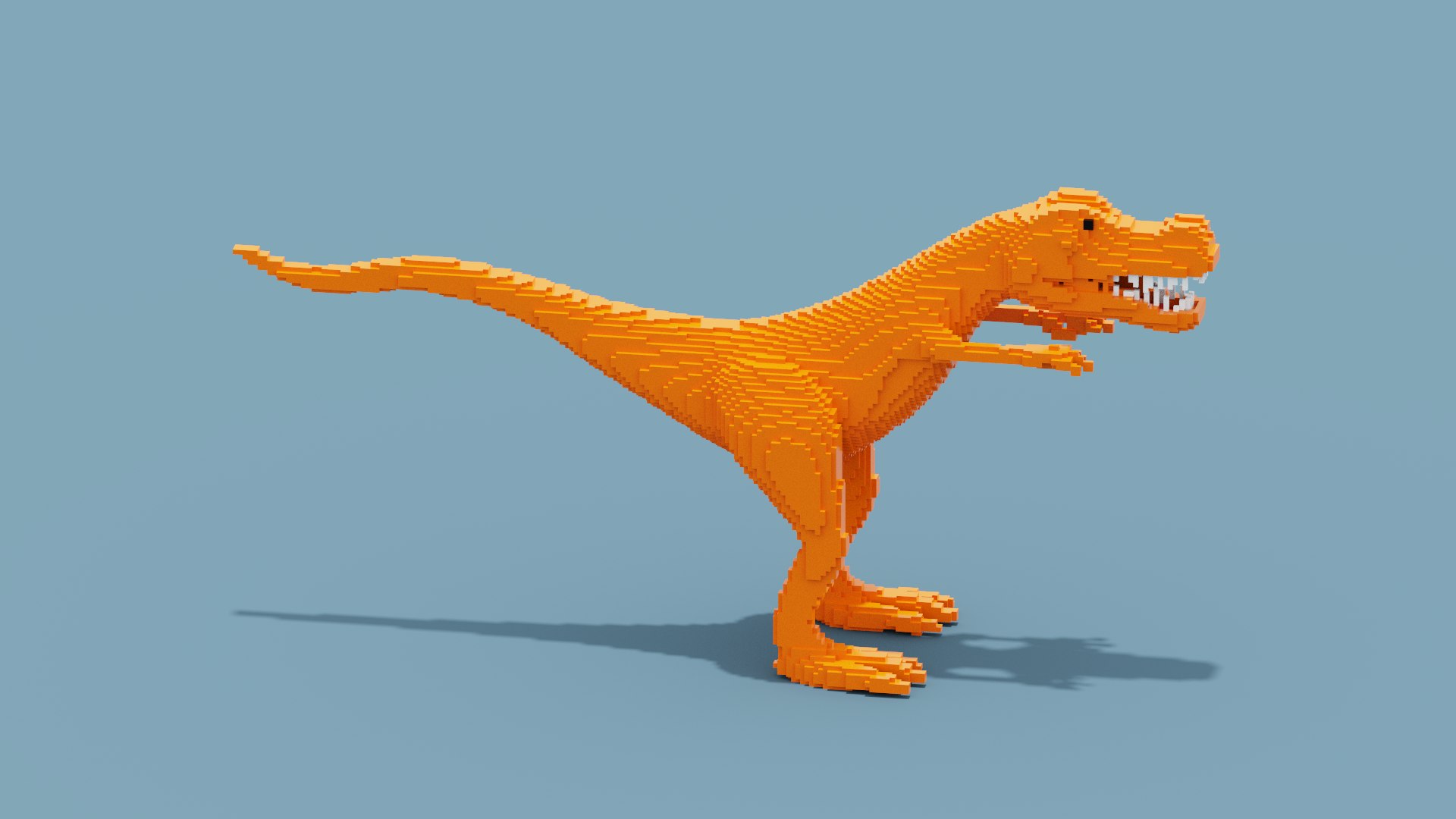 Voxel Dinosaur 3D Model - TurboSquid 2049652