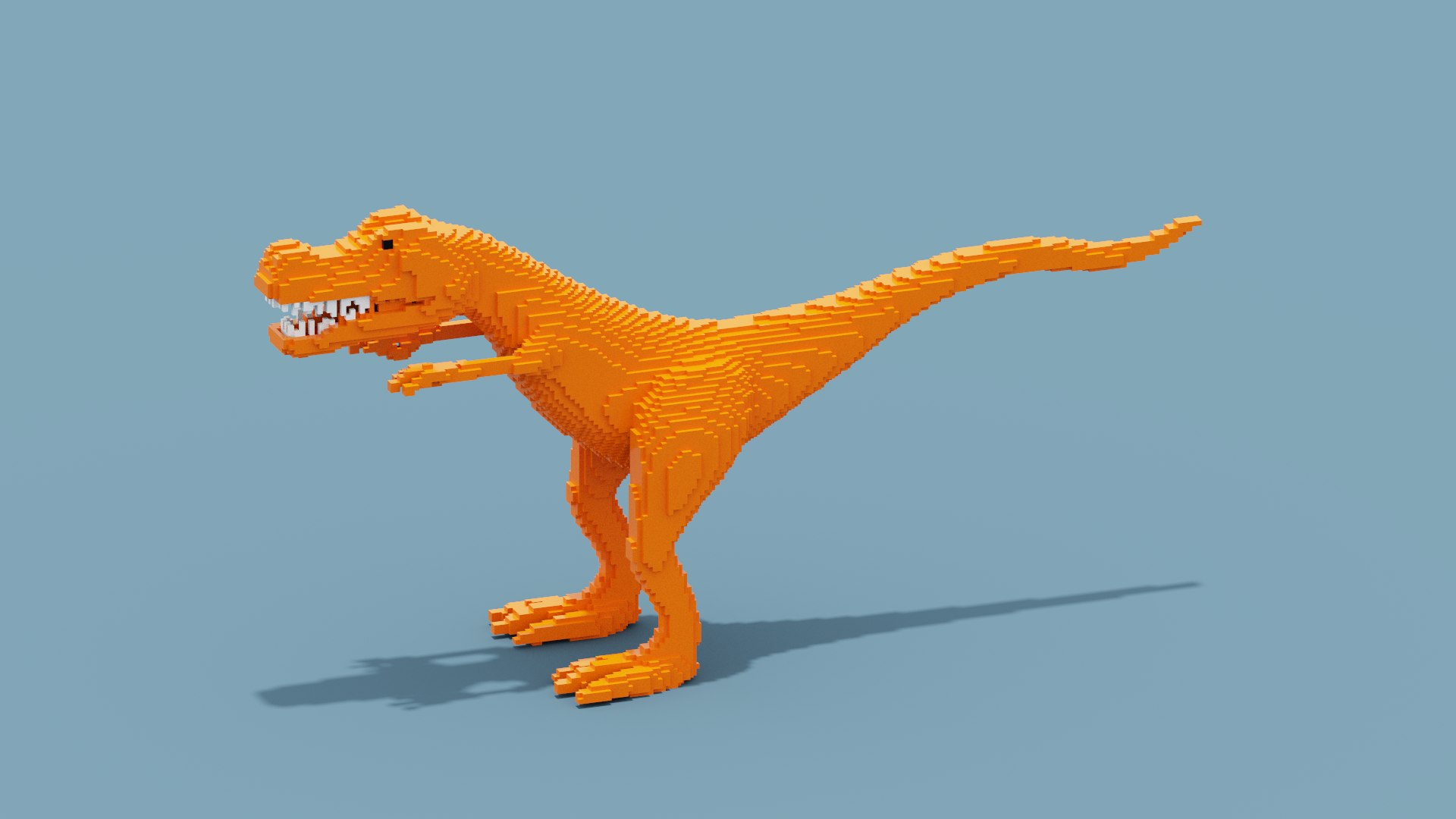 Voxel Dinosaur 3D Model - TurboSquid 2049652