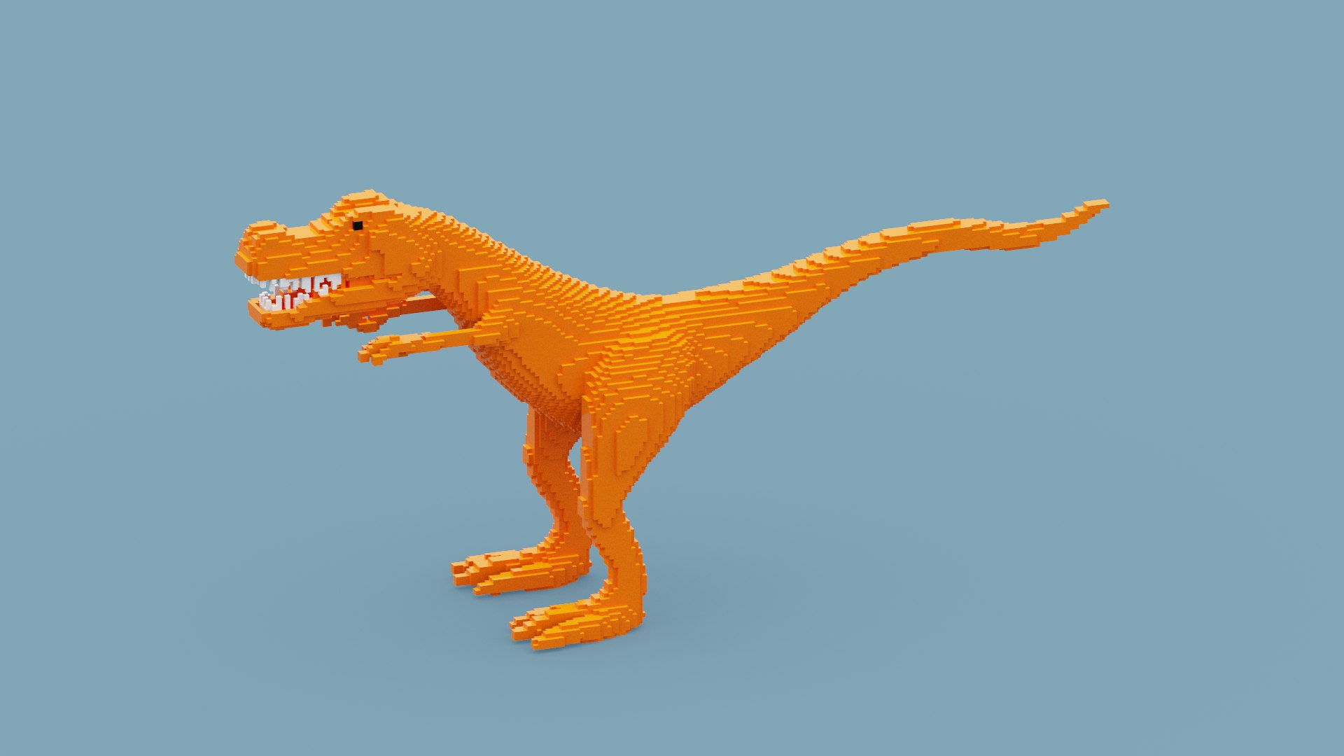 Voxel Dinosaur 3D Model - TurboSquid 2049652