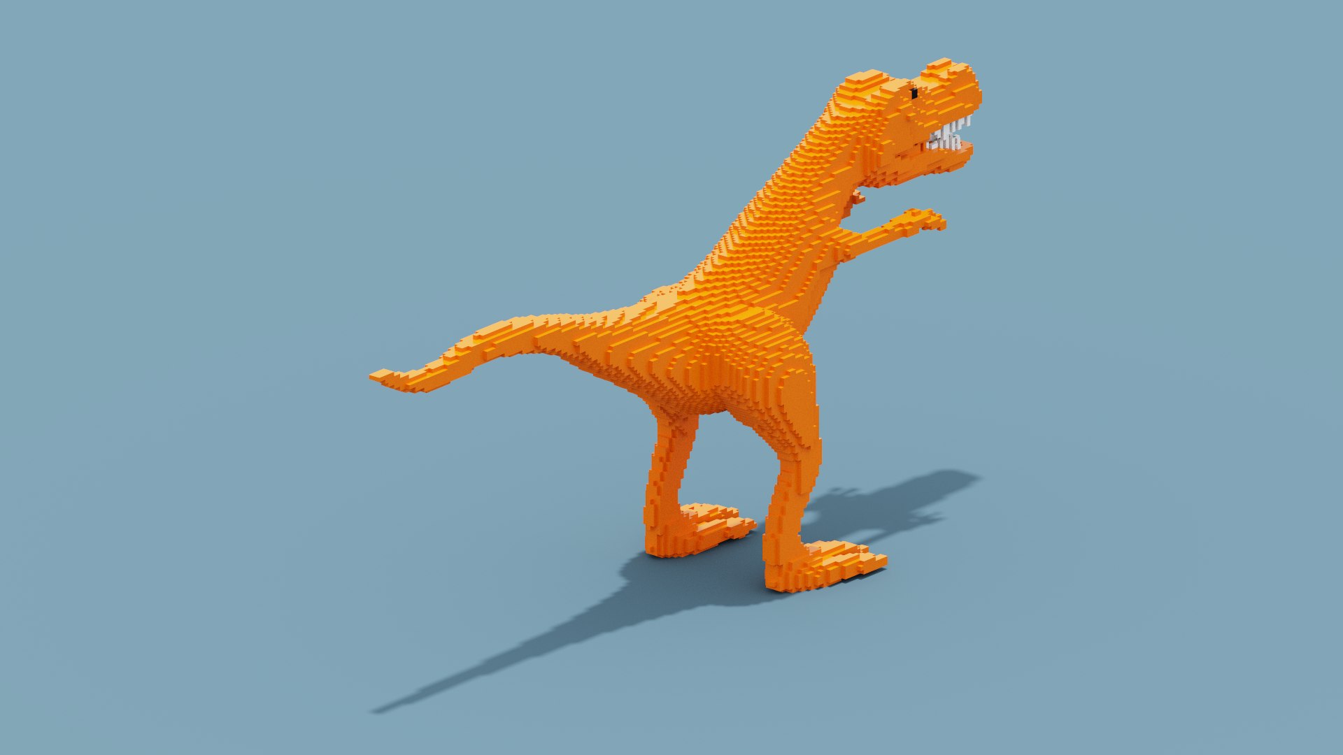 Voxel Dinosaur 3D Model - TurboSquid 2049652