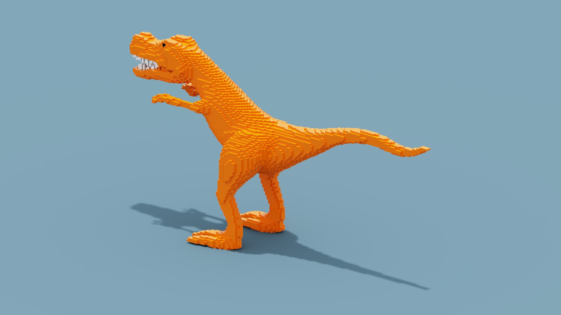 Voxel Dinosaur 3D Model - TurboSquid 2049652