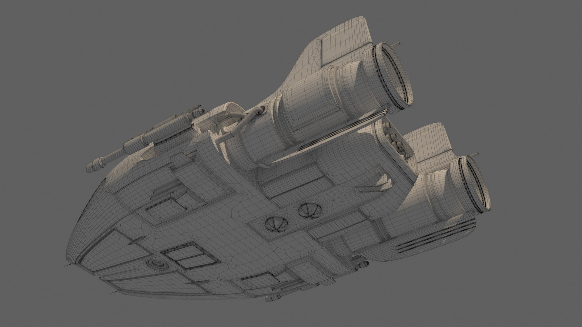 3D A-Wing - TurboSquid 1877517