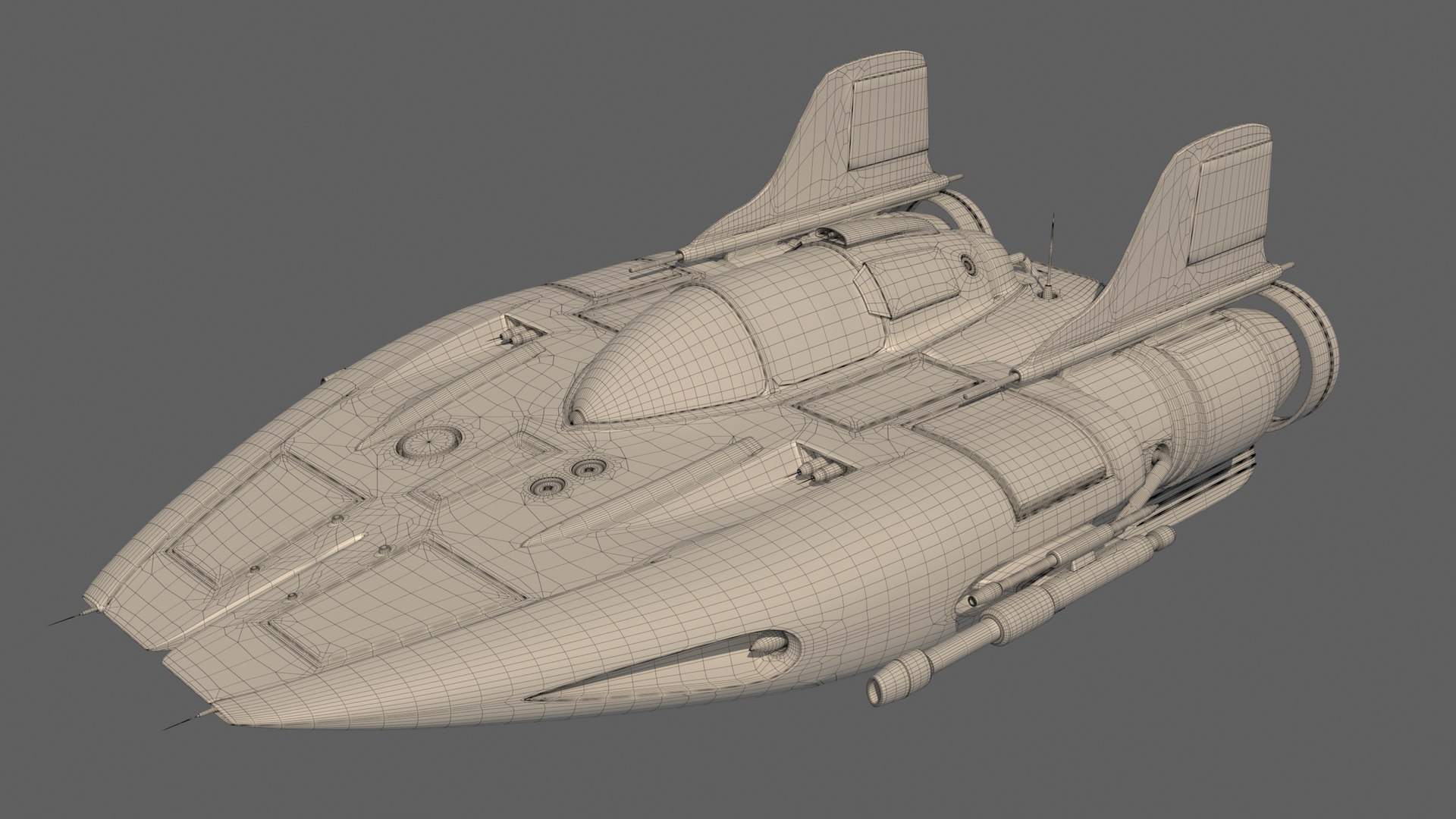 3D A-Wing - TurboSquid 1877517