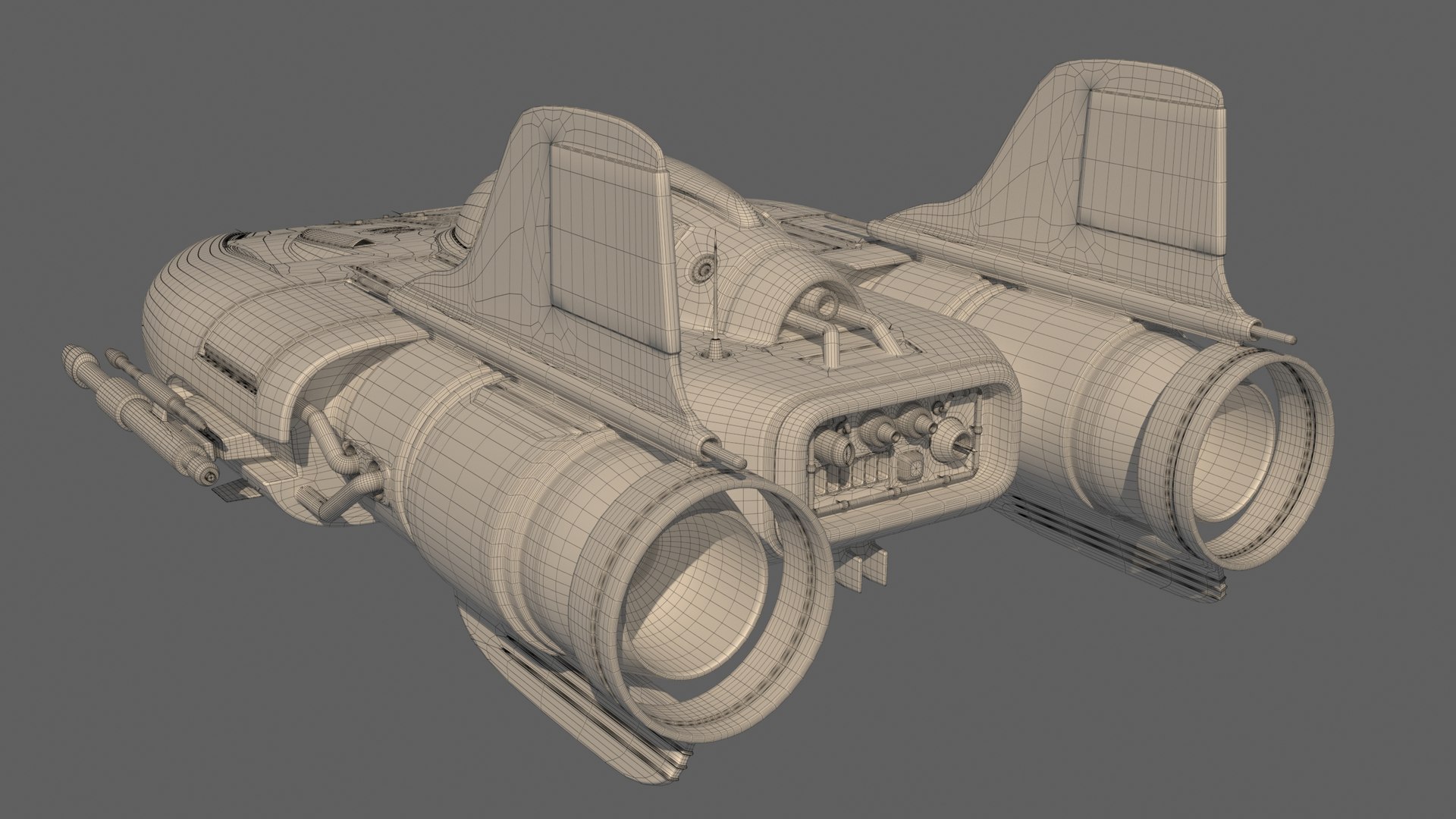 3D A-Wing - TurboSquid 1877517