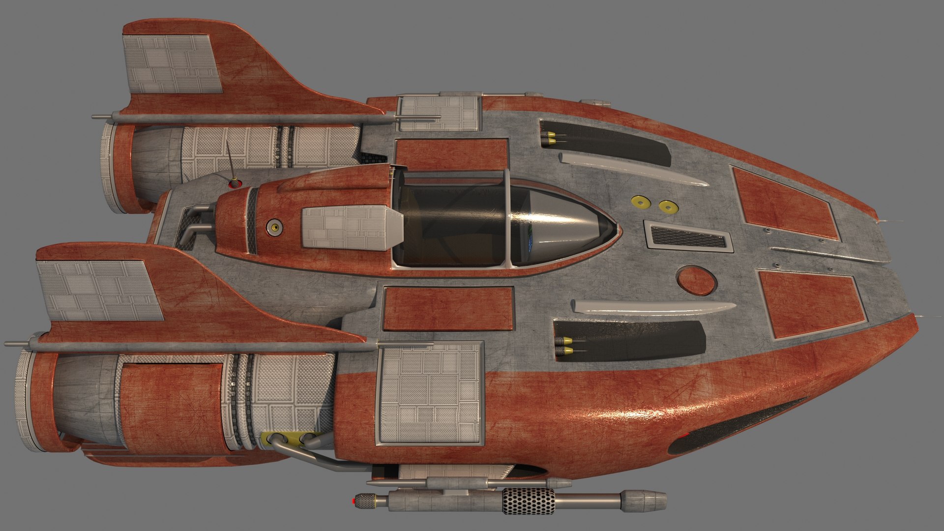3D A-Wing - TurboSquid 1877517