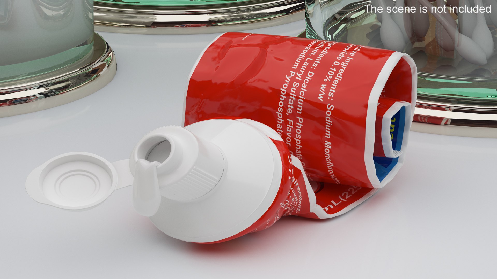 Empty Toothpaste Tube 3D Model - TurboSquid 2092166