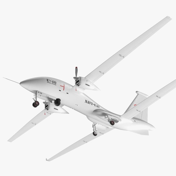 modelo 3d Yabhon United 40-UAV Color Blanco - TurboSquid 2155773