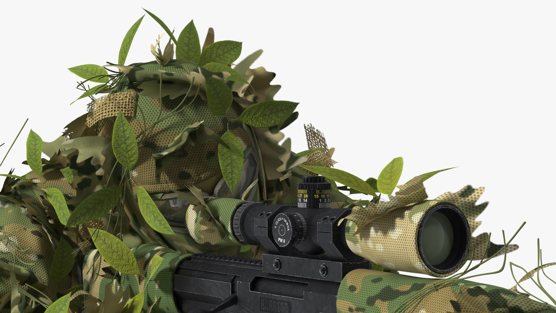 3D model Soldier Shooting Position Wood Camo - TurboSquid 1991116